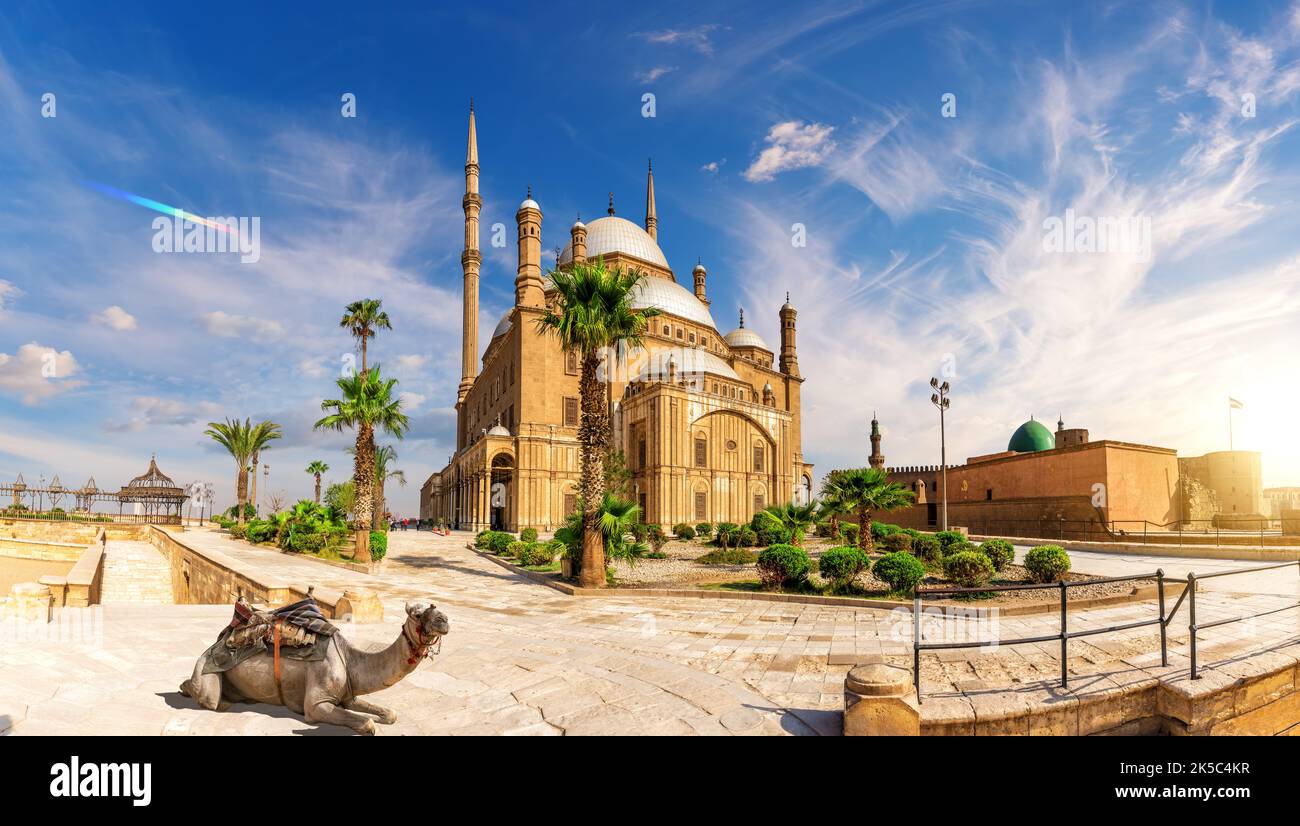 The Great Mosque of Muhammad Ali Pasha or Alabaster Mosque in the ...