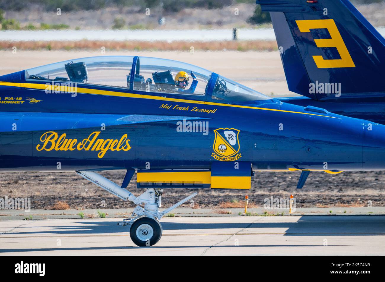 The Boeing of Blue Angles squadron in Miramar, USA Stock Photo - Alamy