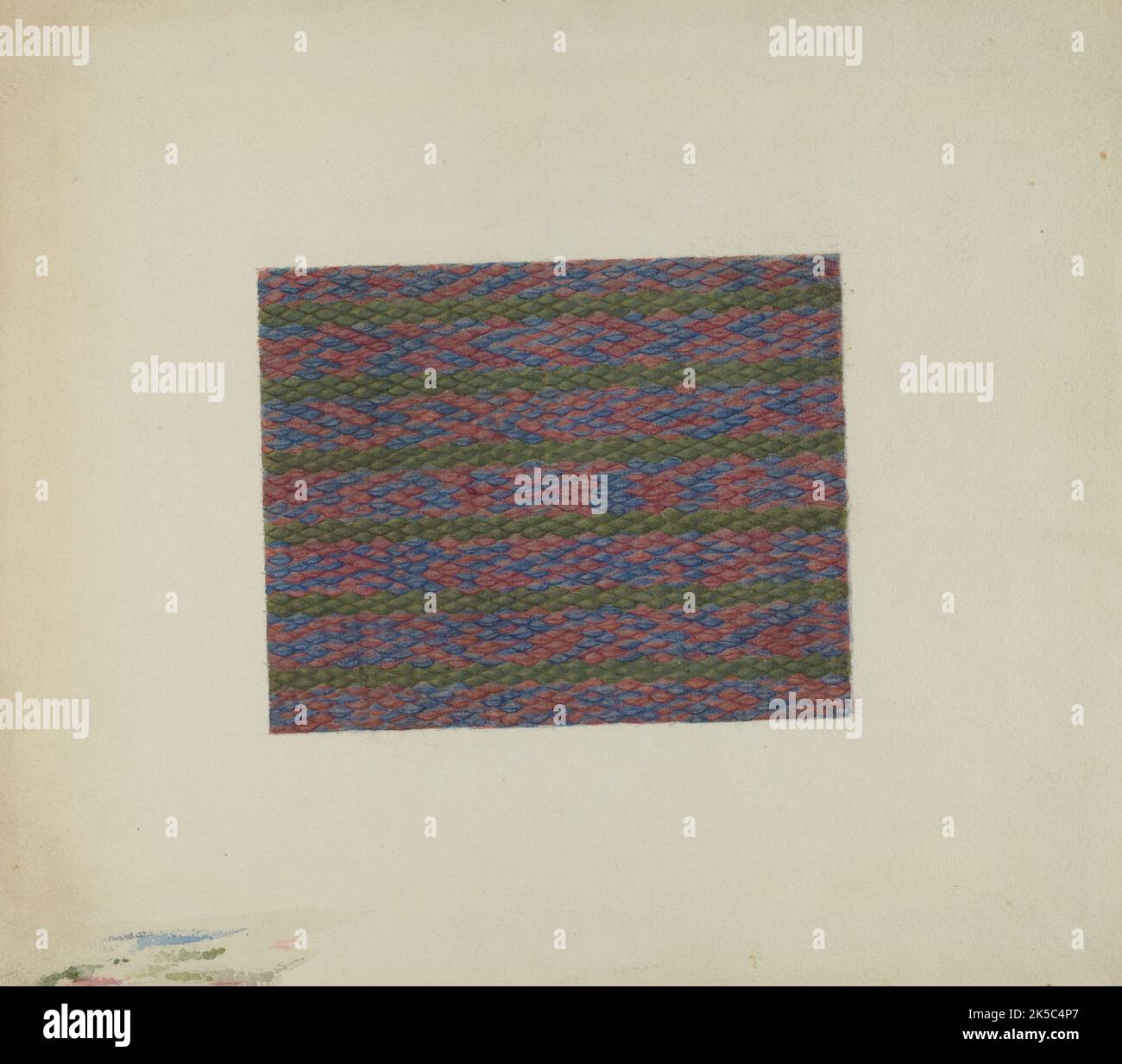 Shaker Rug (Detail), c. 1936 Stock Photo - Alamy