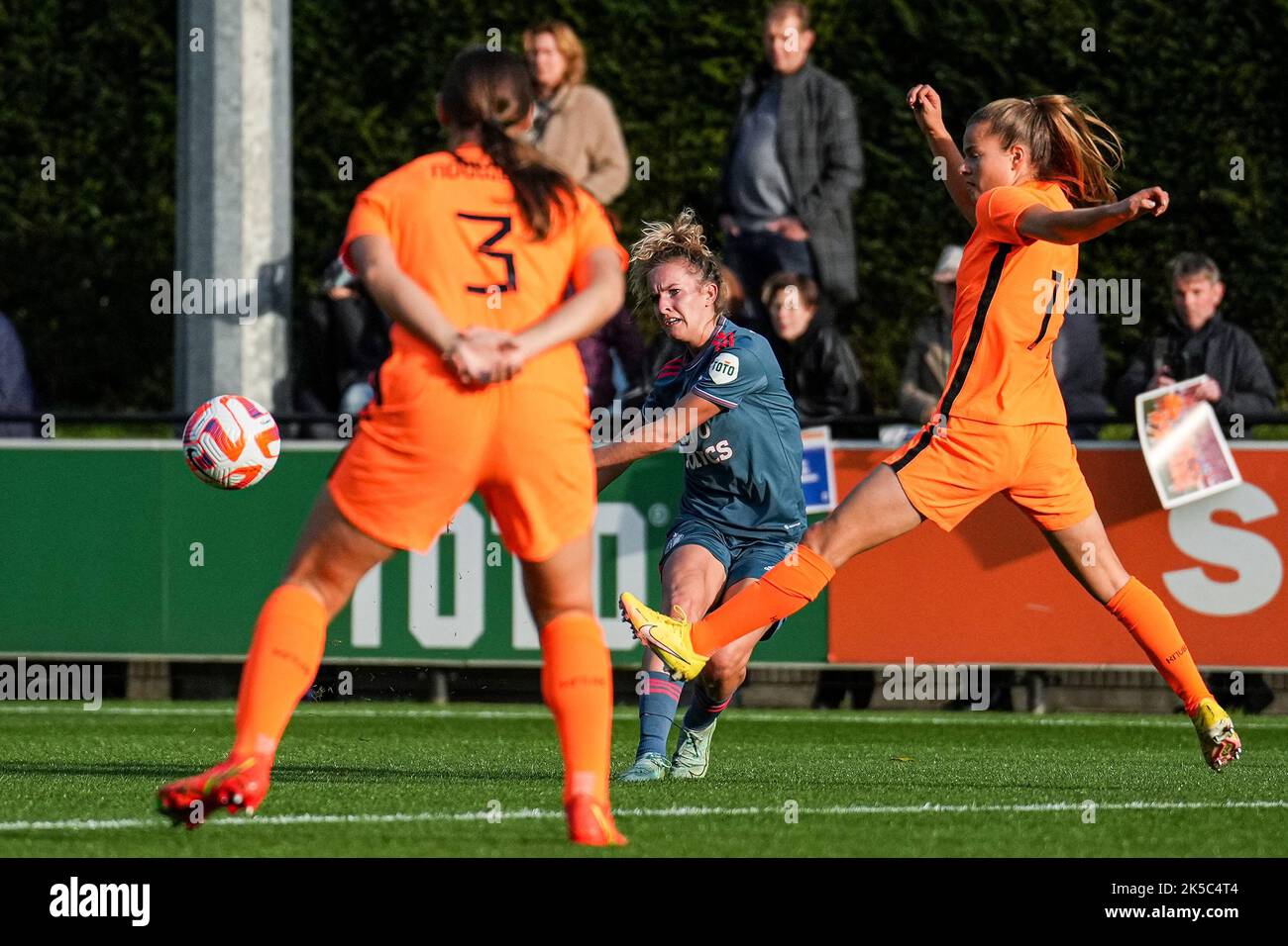 Zeist - Maxime Bennink of Feyenoord V1 during the match between Oranje ...