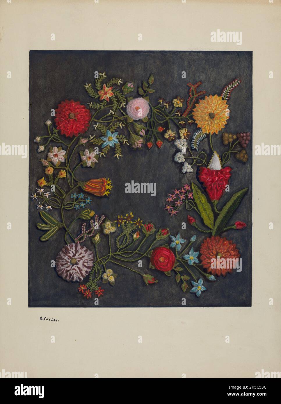 Crewel hi-res stock photography and images - Alamy