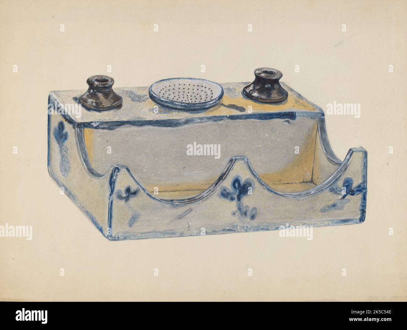 Pottery Ink Stand, c. 1936 Stock Photo - Alamy