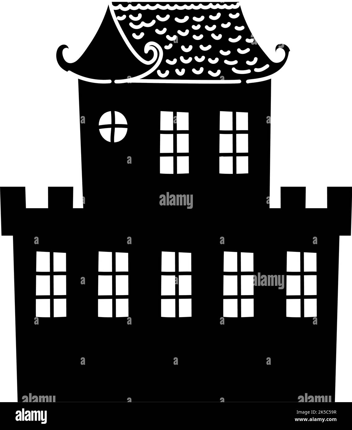 black house design Stock Vector Image & Art - Alamy