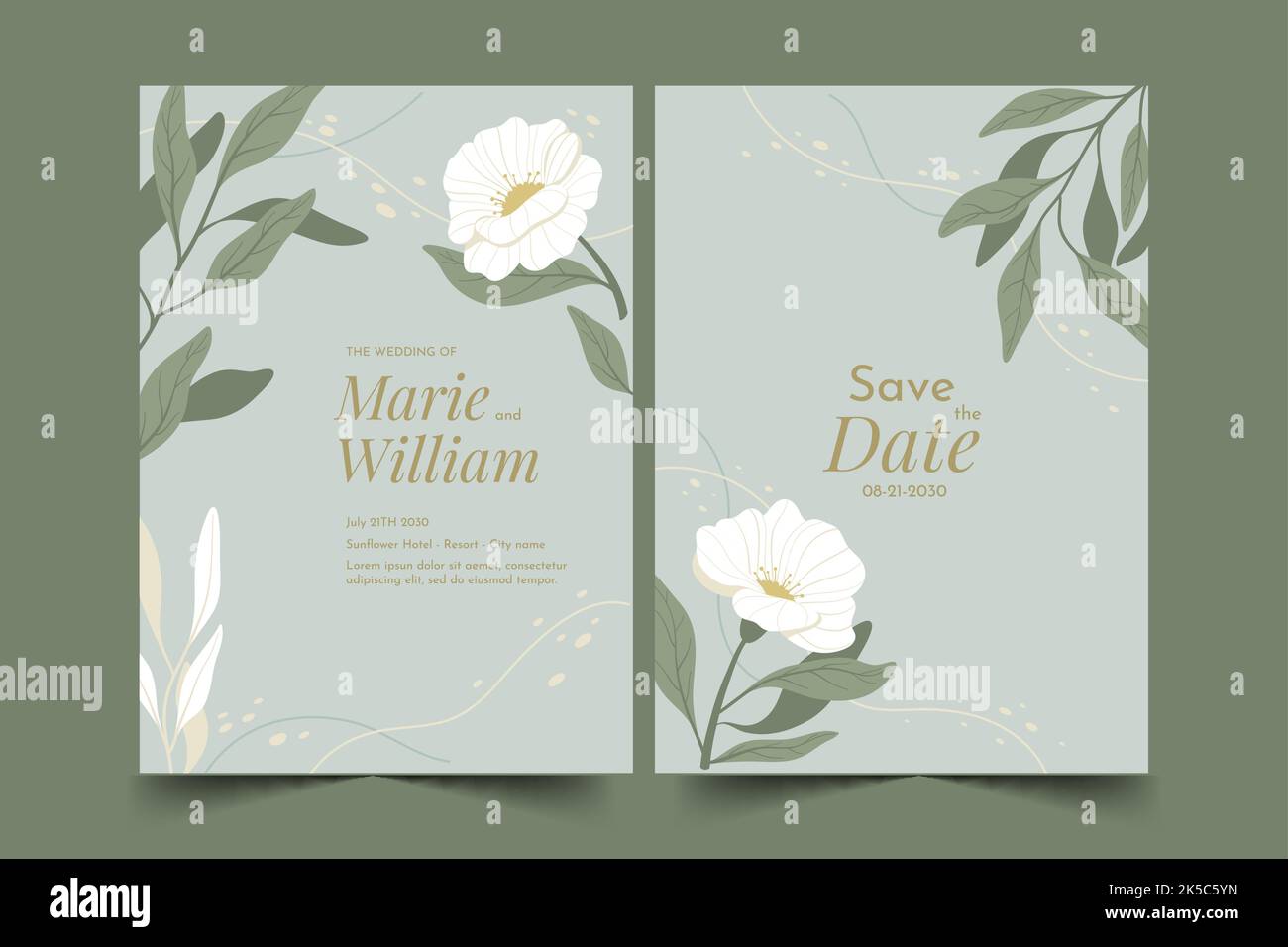 hand drawn linear engraved wedding elements vector design illustration Stock Vector Image & Art ...