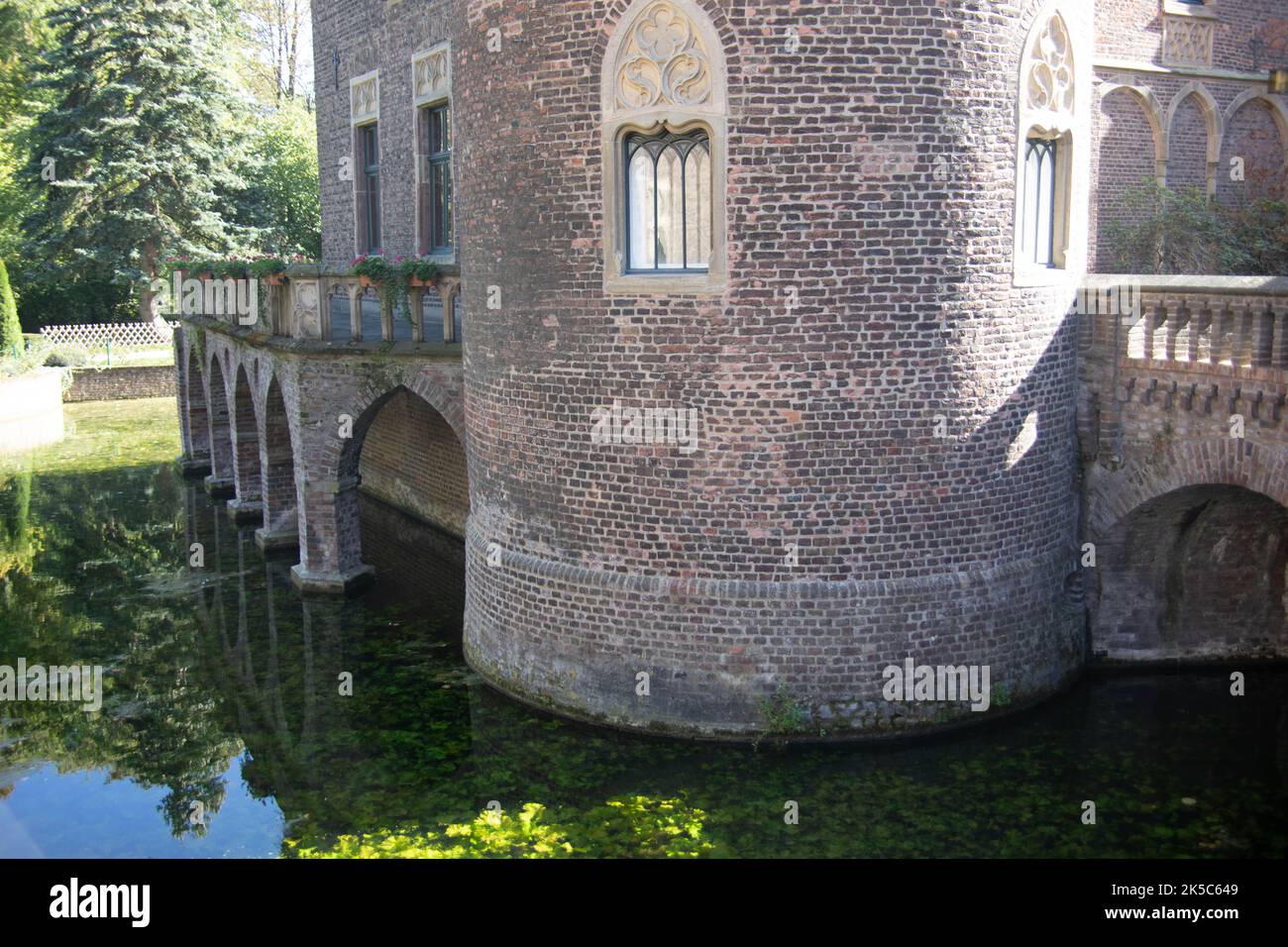 antique beautiful castle in paffendorf near Bergheim Stock Photo - Alamy