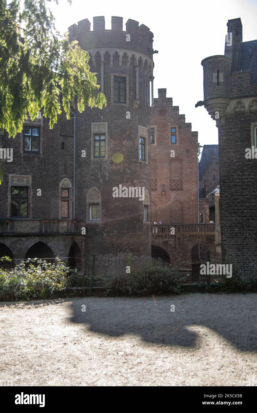antique beautiful castle in paffendorf near Bergheim Stock Photo - Alamy