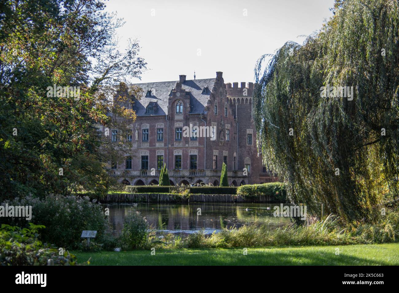 antique beautiful castle in paffendorf near Bergheim Stock Photo - Alamy
