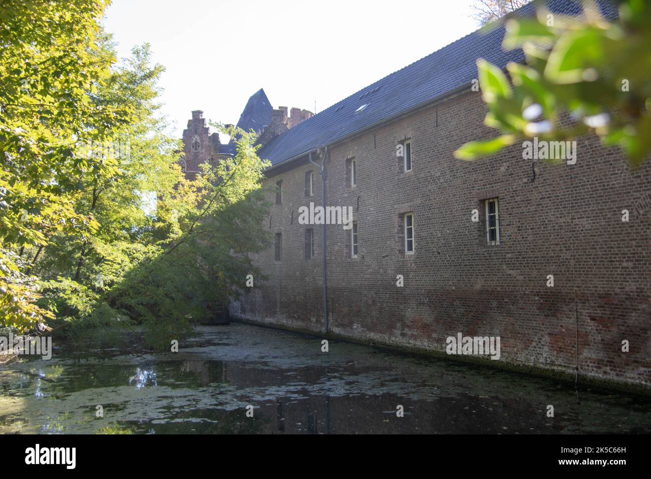 antique beautiful castle in paffendorf near Bergheim Stock Photo - Alamy