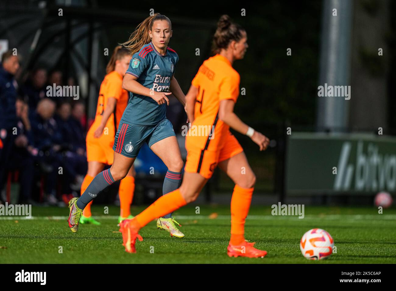 Zeist - Sophie Cobussen of Feyenoord V1 during the match between Oranje ...