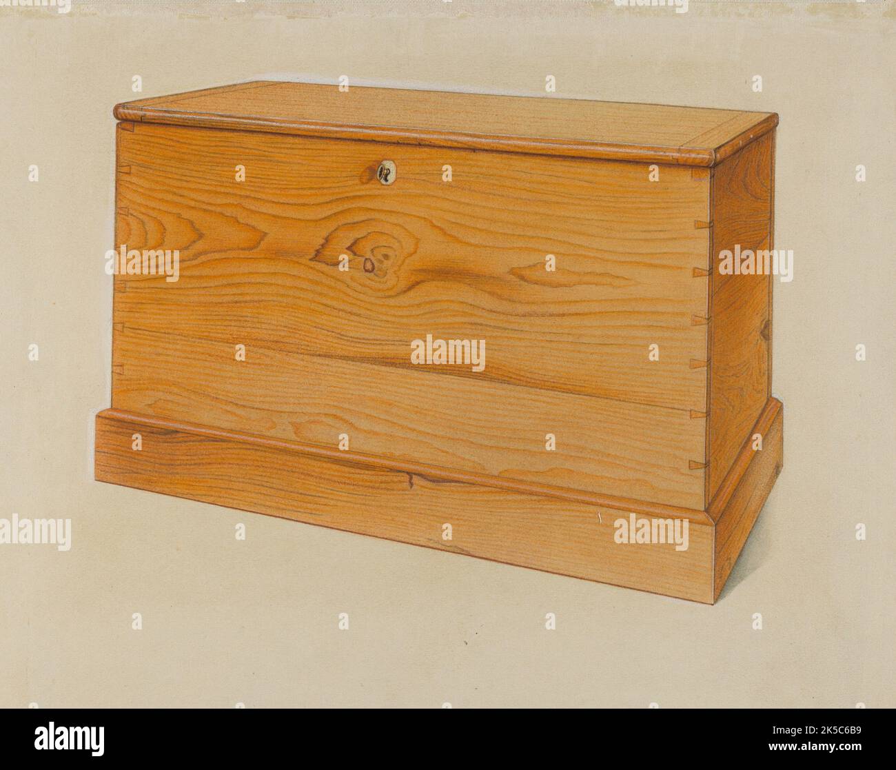 Small Shaker Chest, c. 1937 Stock Photo - Alamy