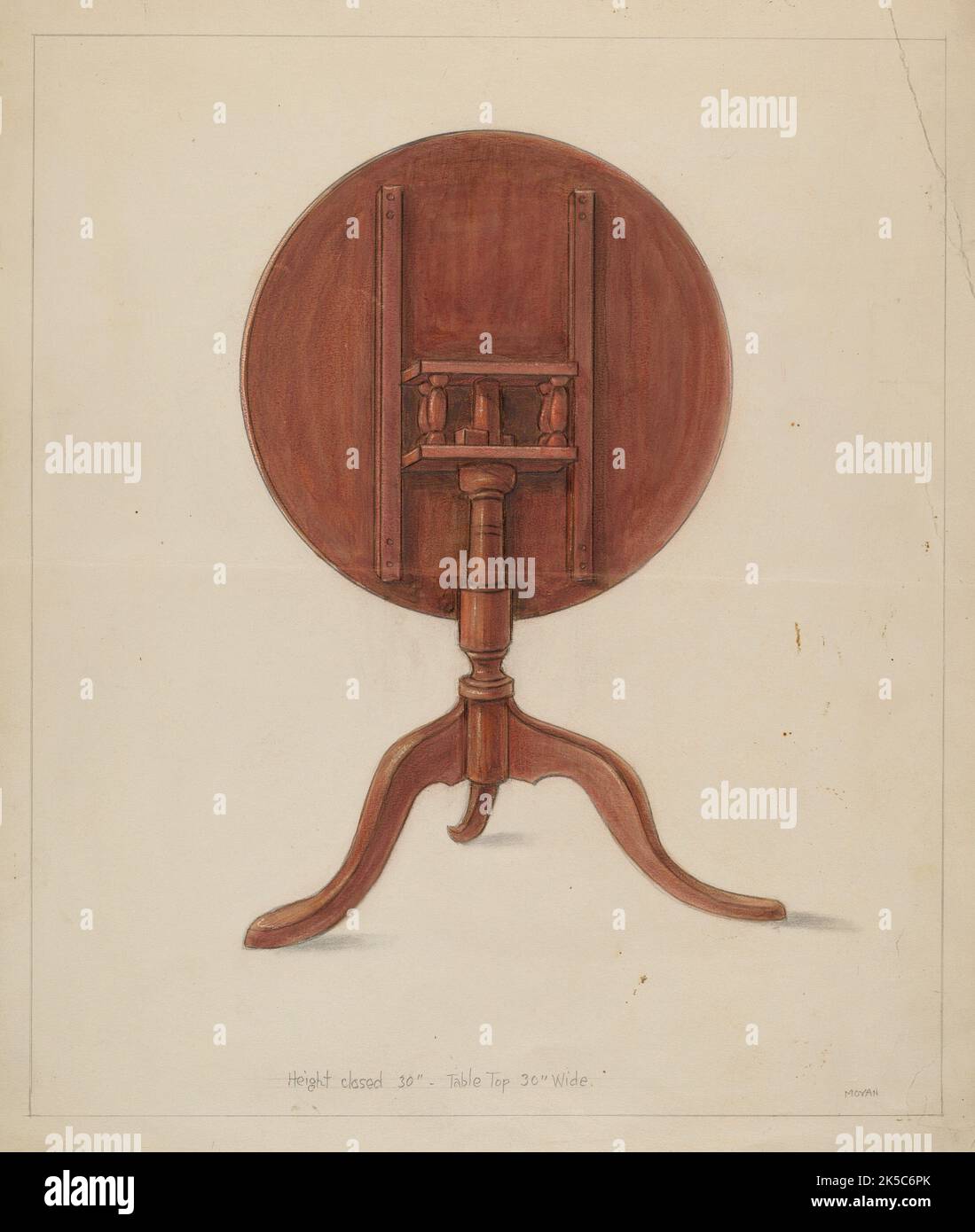 Table (Collapsible), c. 1936 Stock Photo - Alamy