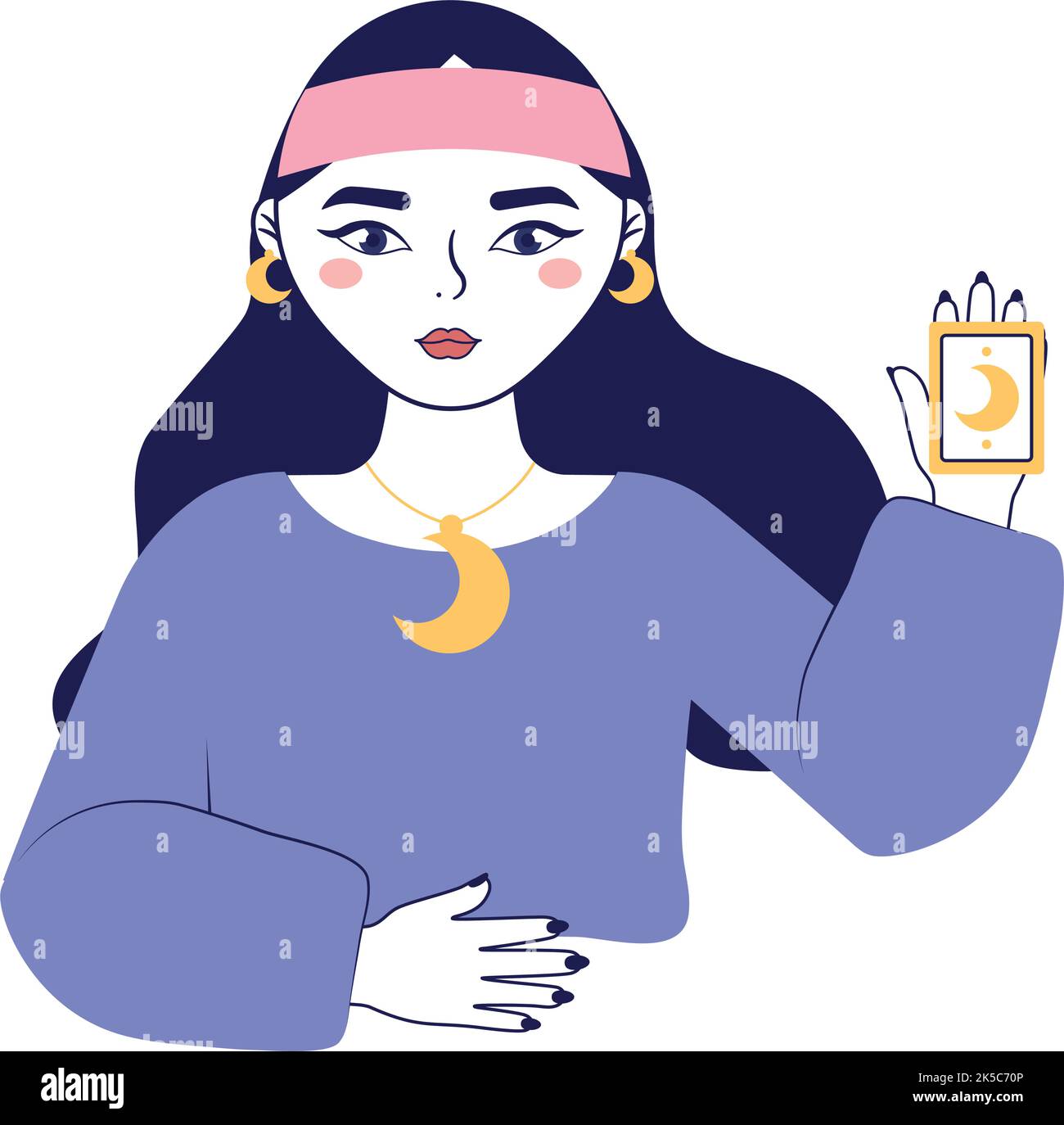 prophetess woman illustration Stock Vector Image & Art - Alamy