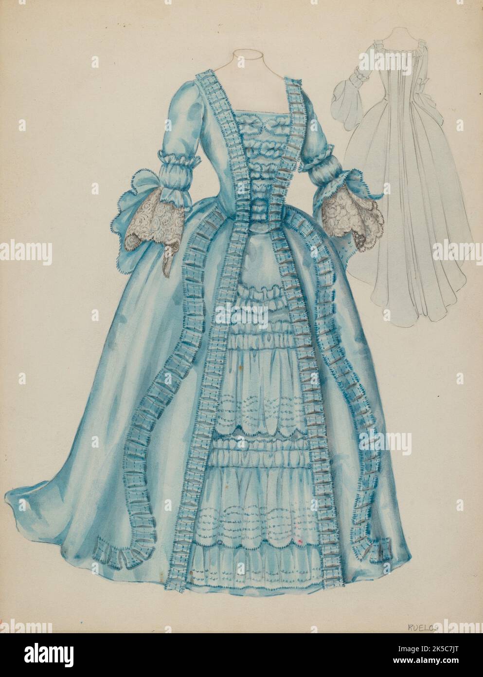 Carriage Dress, c. 1941 Stock Photo - Alamy