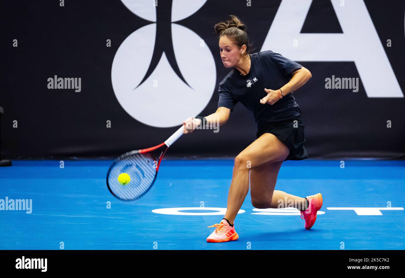 Daria Kasatkina of Russia in action against Ekaterina Alexandrova of ...