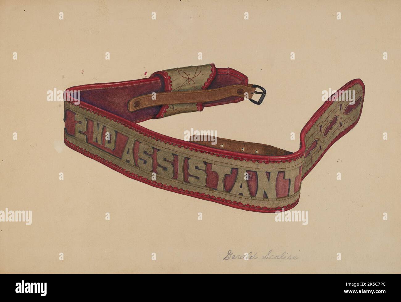 Fireman's Belt, c. 1940 Stock Photo - Alamy