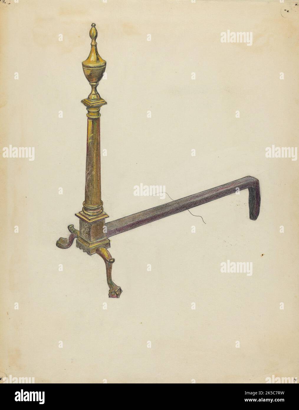 Andiron, c. 1953 Stock Photo - Alamy