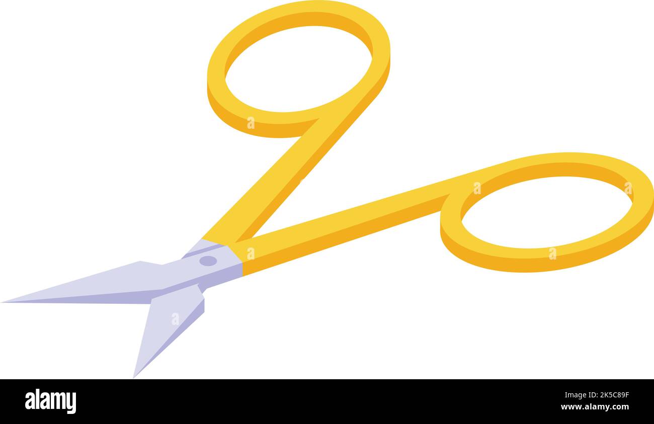Rhinoplasty scissors icon isometric vector. Nose surgery. Plastic ...