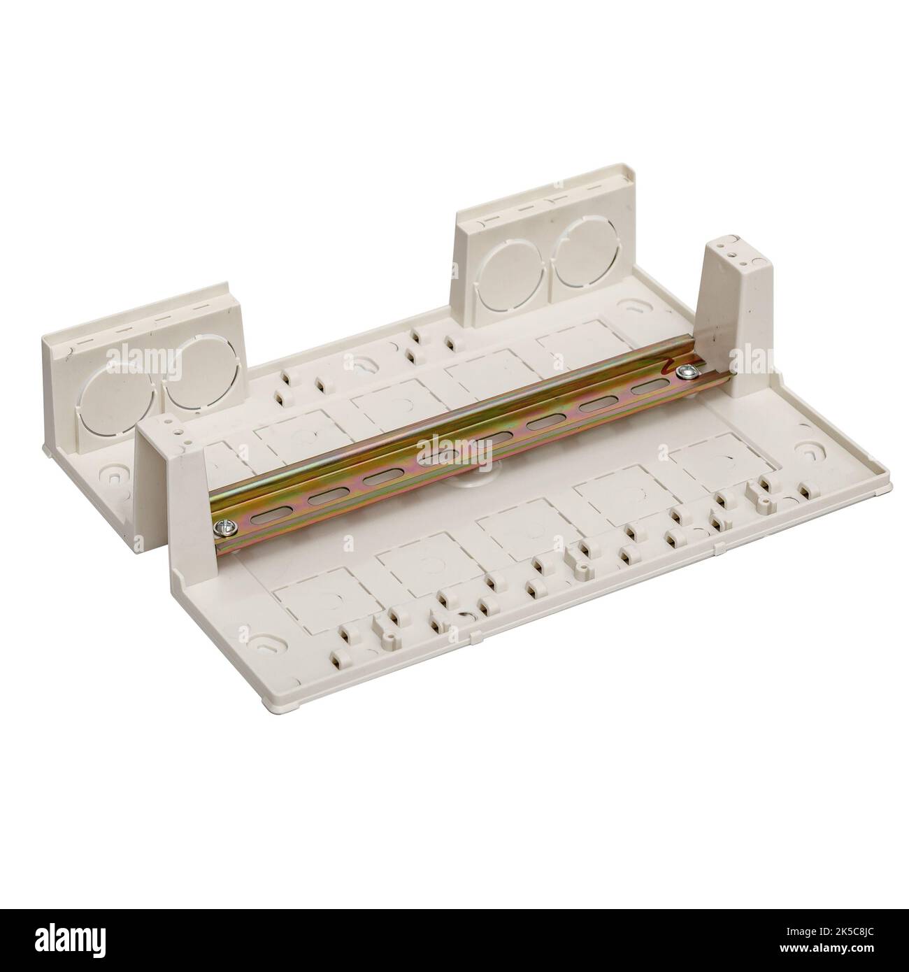 White plastic box for electrical equipment fuses Stock Photo - Alamy