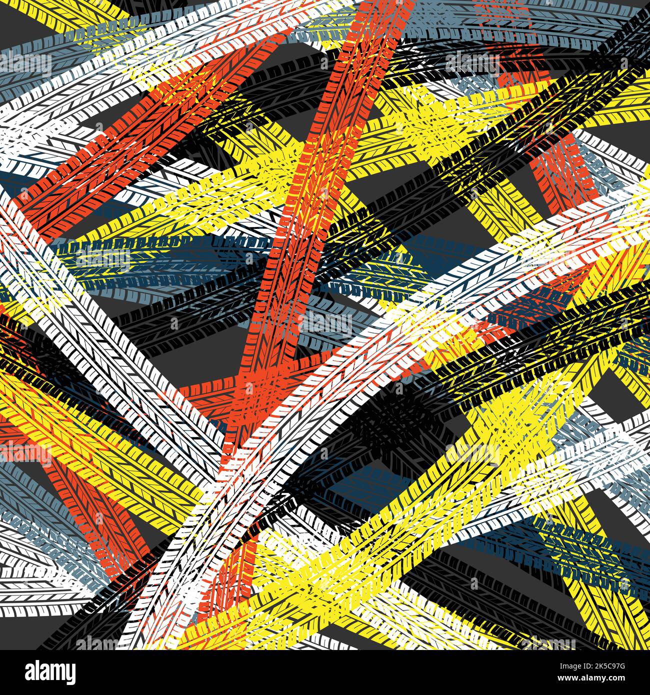 Tire tracks colorful background Stock Vector Image & Art - Alamy