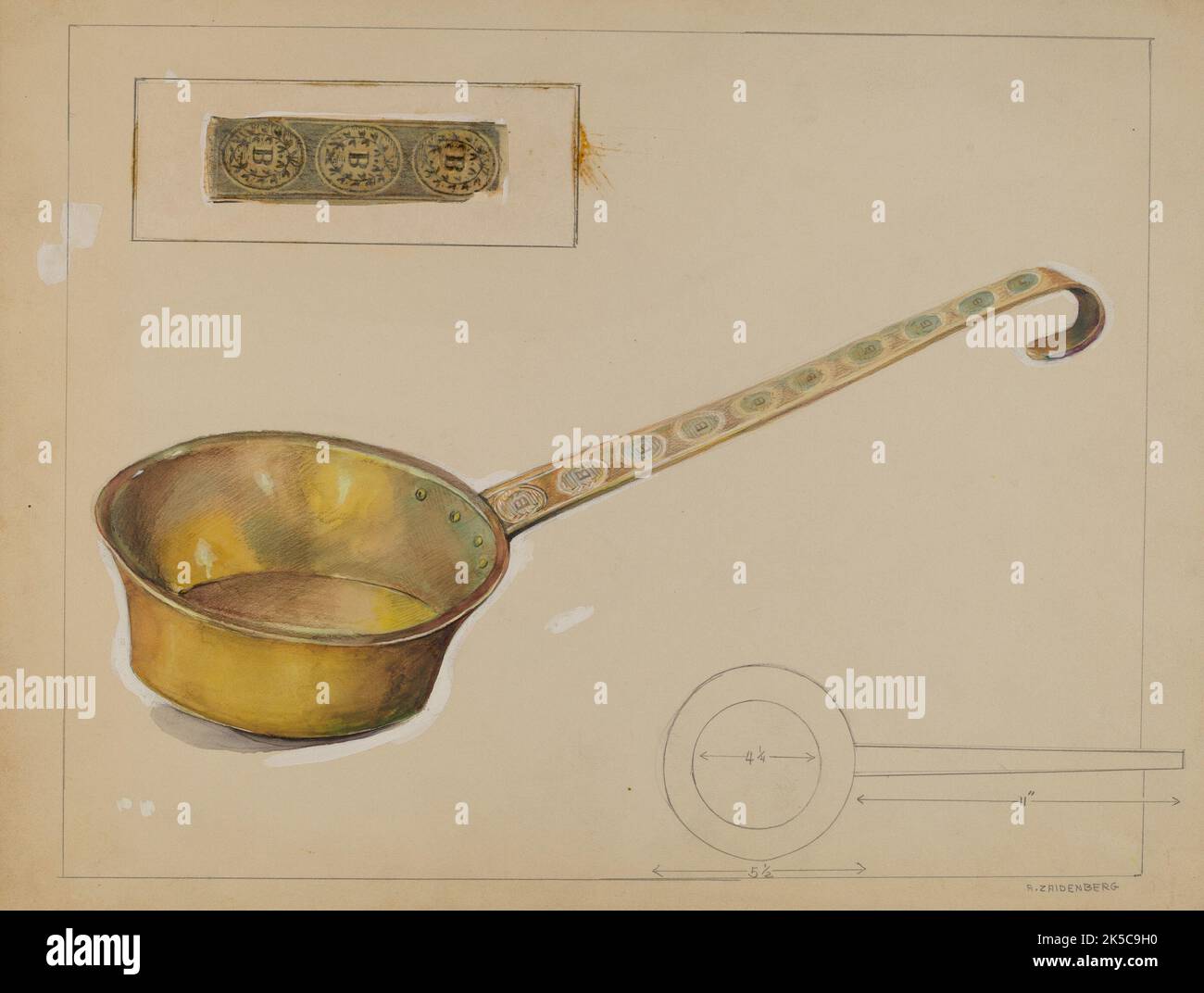 Gold ladle hi-res stock photography and images - Alamy