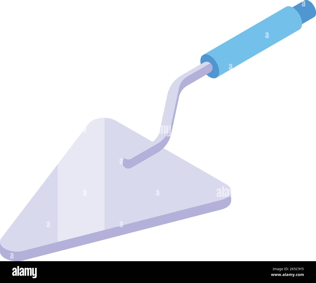 Cement trowel icon isometric vector. Pile building. Concrete material ...