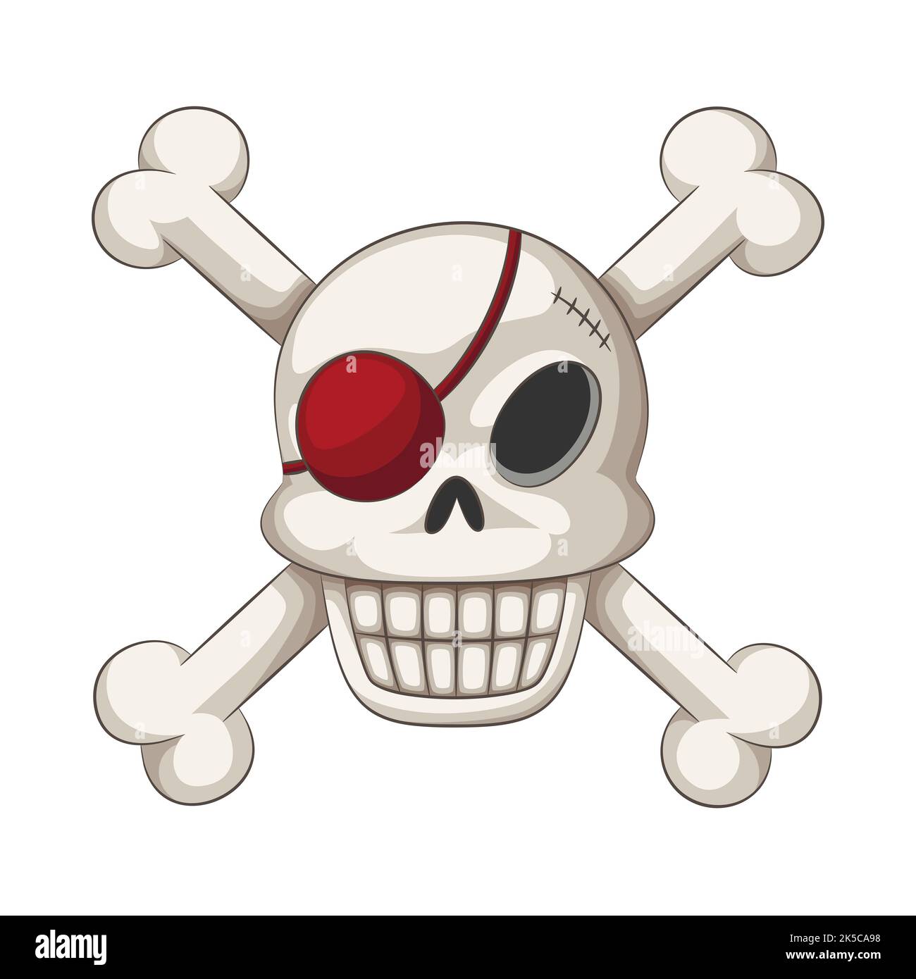Cartoon skull hi-res stock photography and images - Alamy