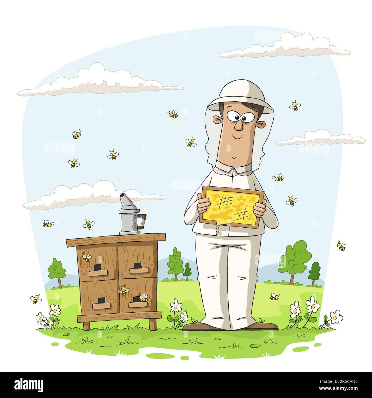 Beekeeper Cut Out Stock Images & Pictures - Alamy