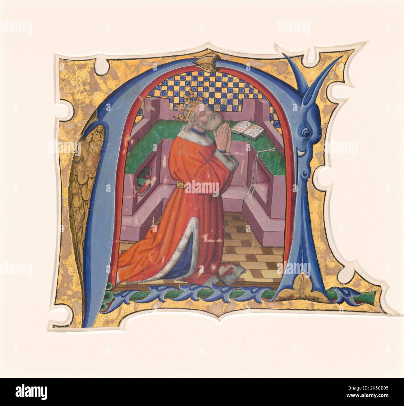 King david kneeling hi-res stock photography and images - Alamy