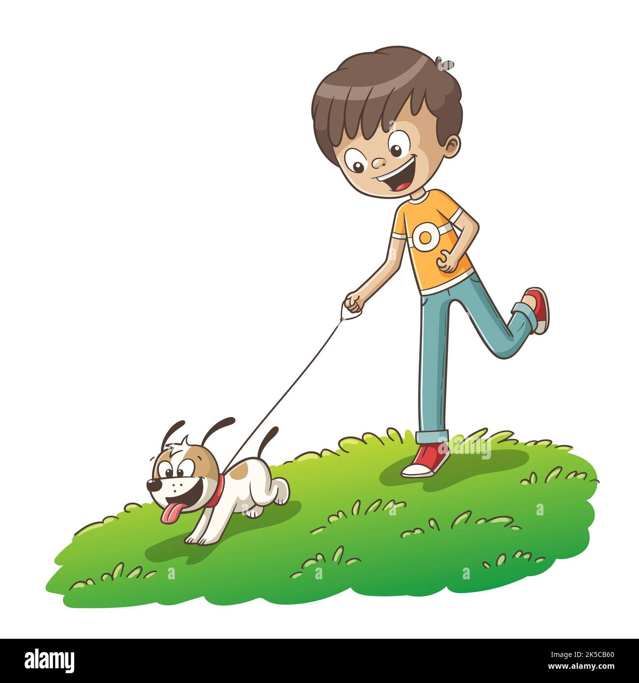 Boy drawing dog hi-res stock photography and images - Alamy