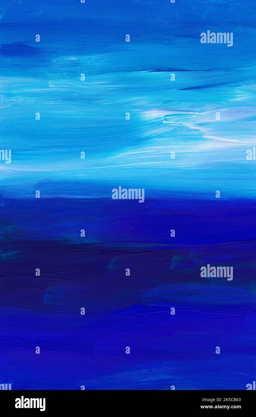 Abstract blue and white background texture. Deep blue cold backdrop ...