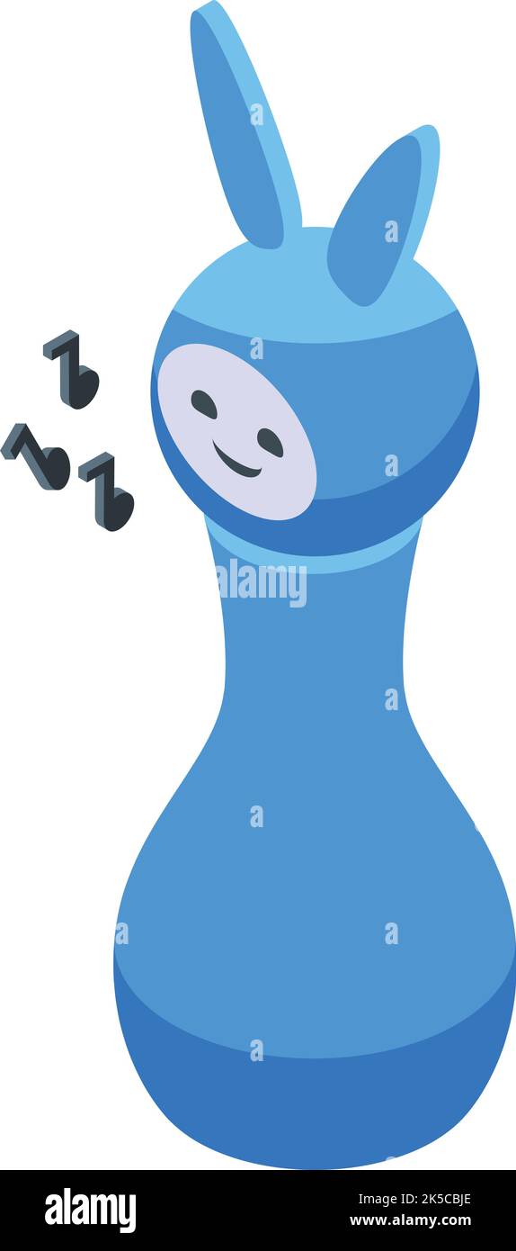 Music toy icon isometric vector. Early education. Child school Stock ...