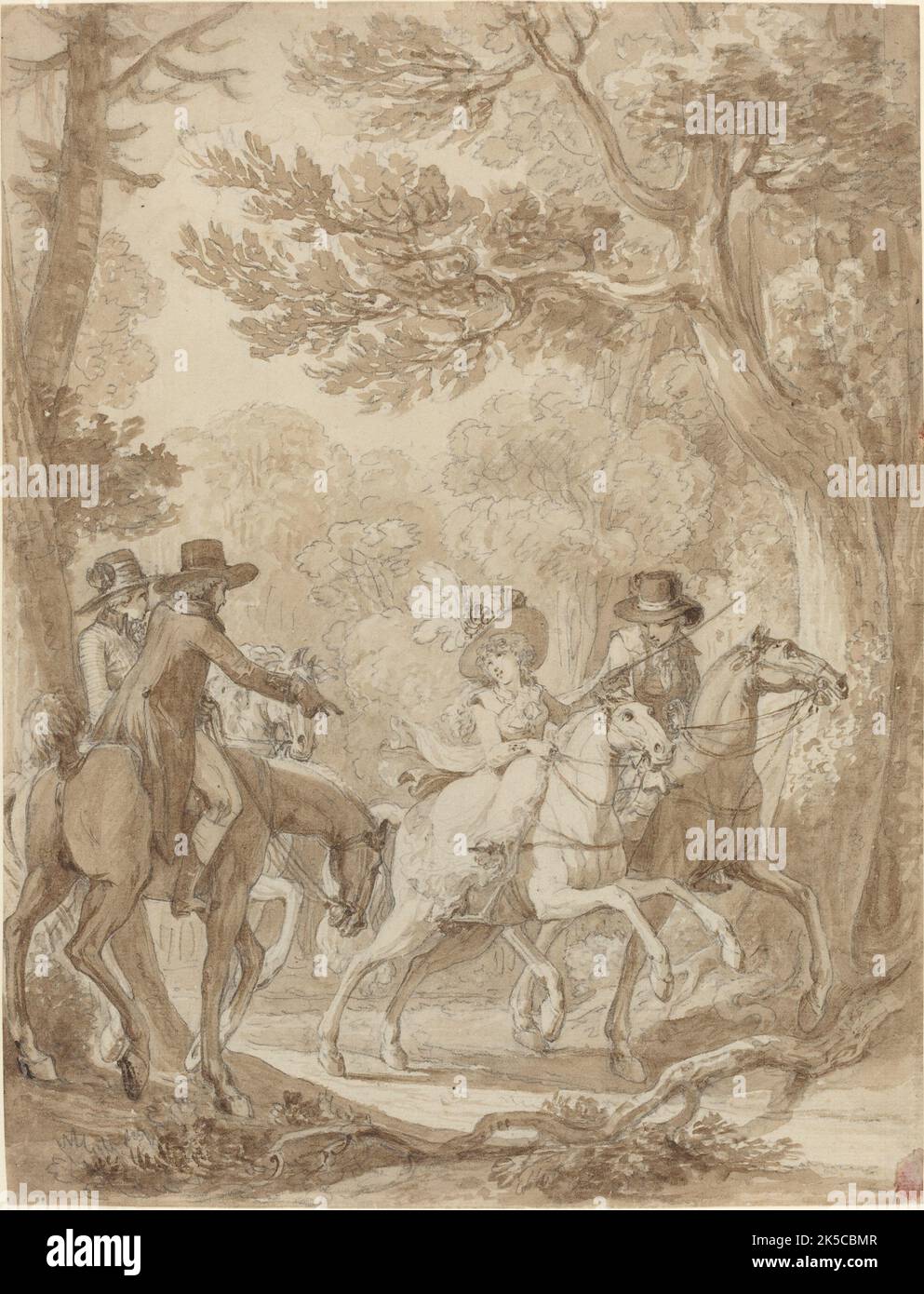 Lady riding brown horse park hi-res stock photography and images - Alamy