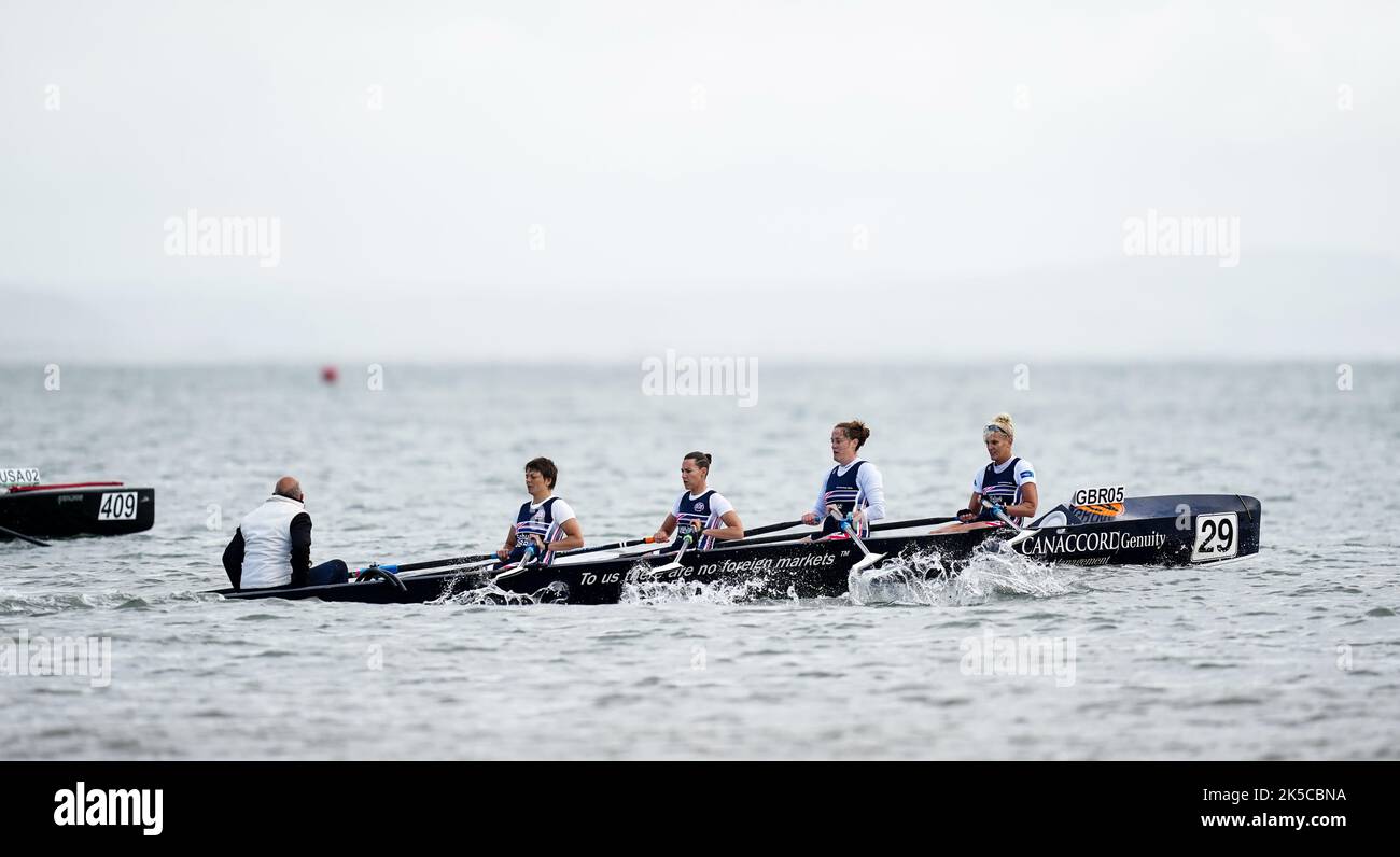 Team GB women's Skulls during the World Rowing Championships and Beach ...