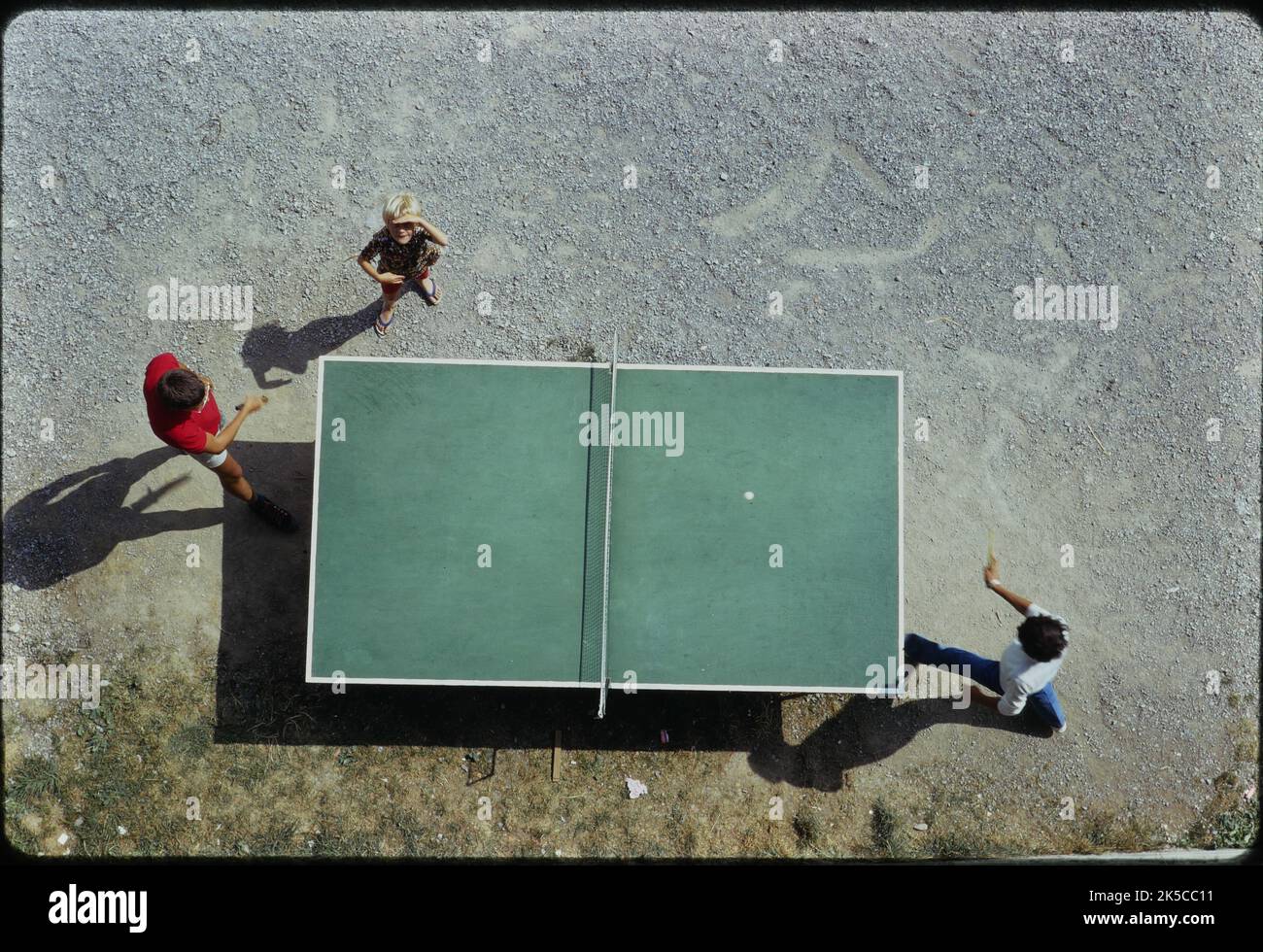 Table tennis players vintage hi-res stock photography and images - Alamy