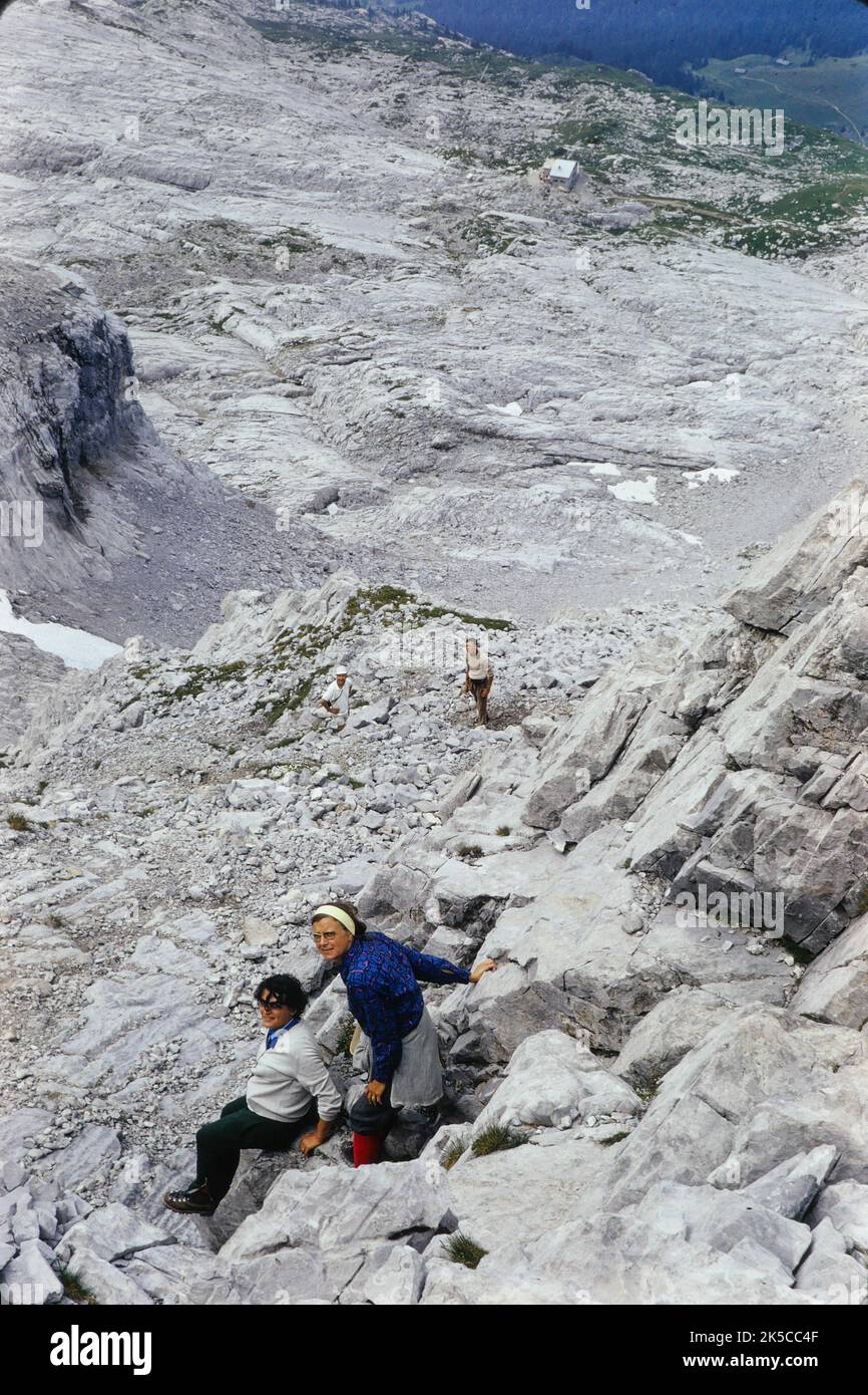La Clusaz, Aravis chain, Pointe percée summit, Haute-Savoie, France ...