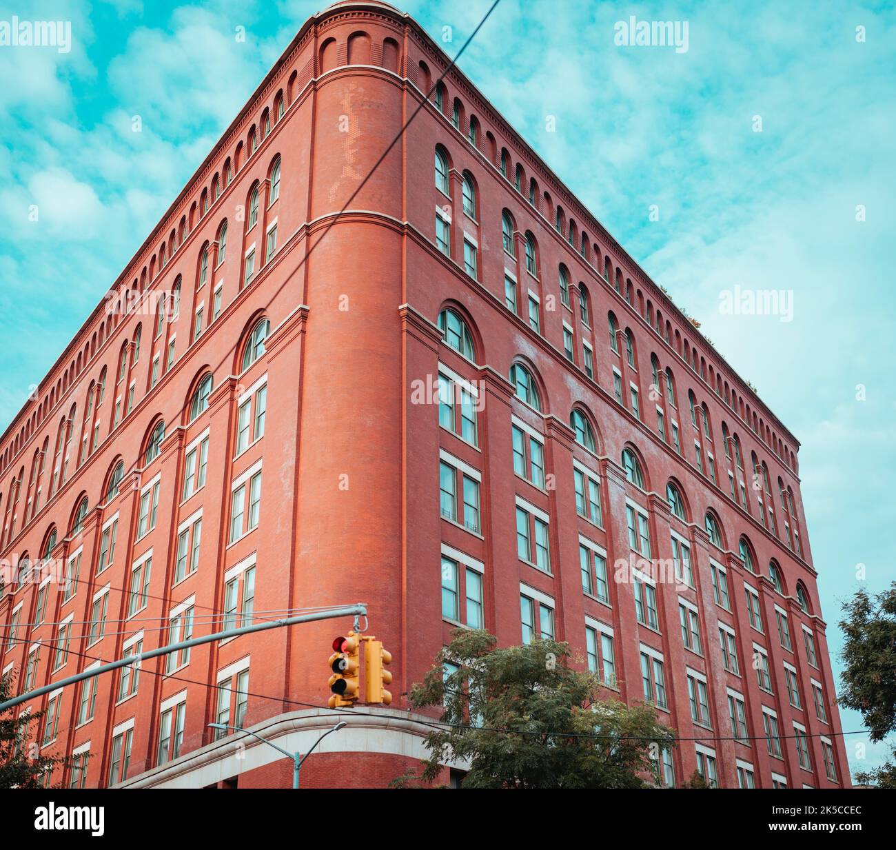 red brick building in Tribeca New York City Stock Photo - Alamy