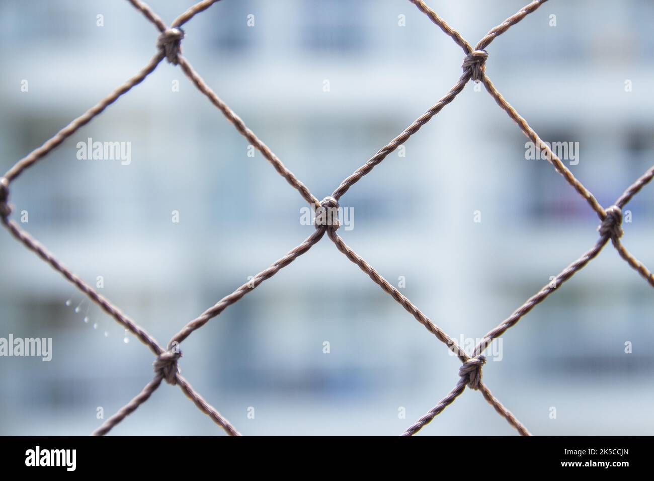 window protection screen in a building in Rio de Janeiro Brazil Stock ...