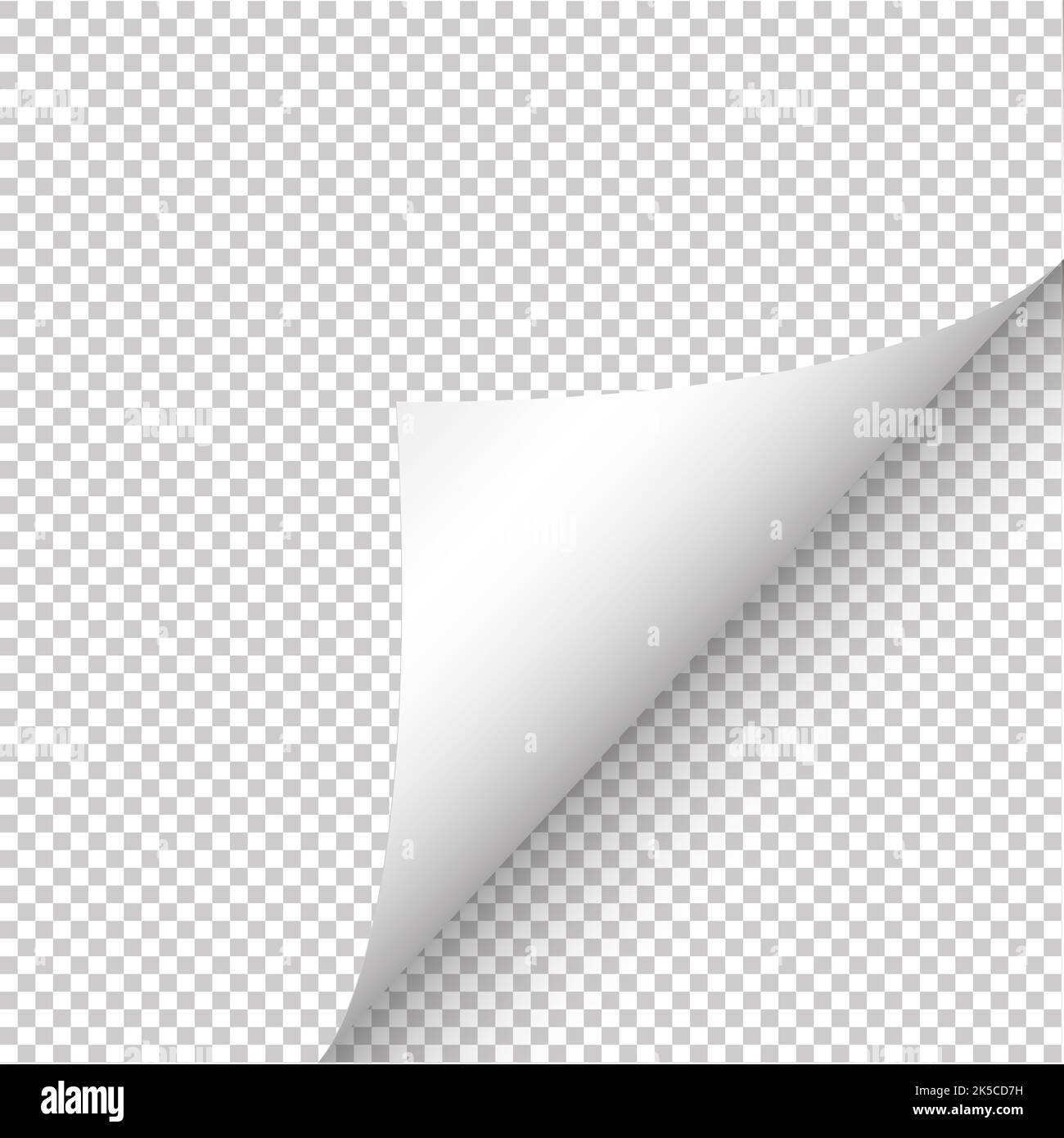 folded corner paper sheet - isolated design element theme Stock Photo ...