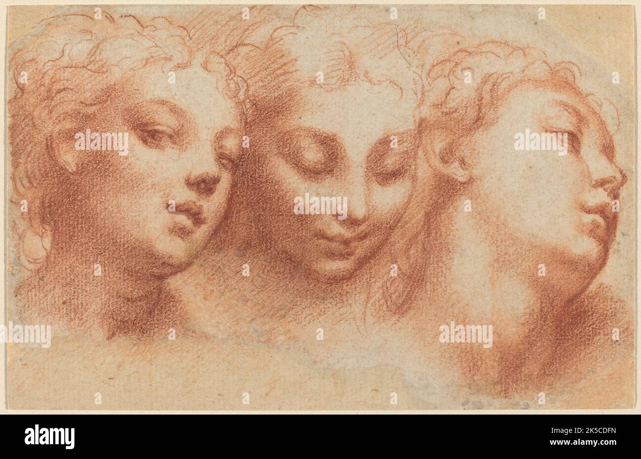 Sketches three women on hi-res stock photography and images - Alamy