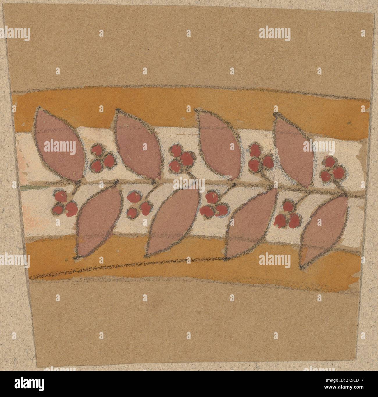 Study for a Border Design, 1890/1897 Stock Photo - Alamy