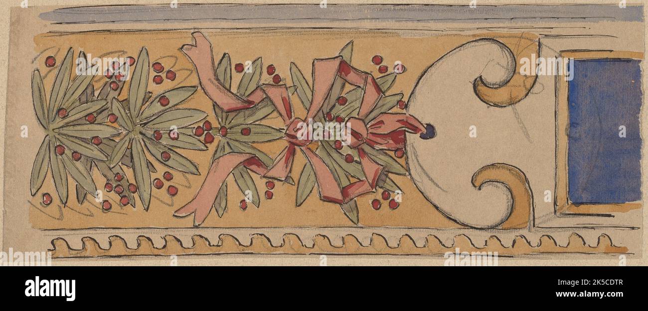 Study for a Border Design, 1890/1897 Stock Photo - Alamy