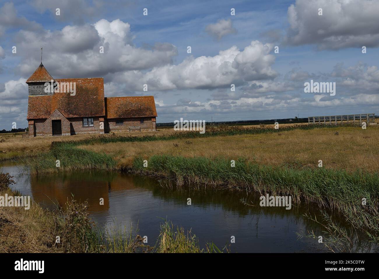 St Thomas Becket Church Romney Marsh Kent uk Stock Photo - Alamy