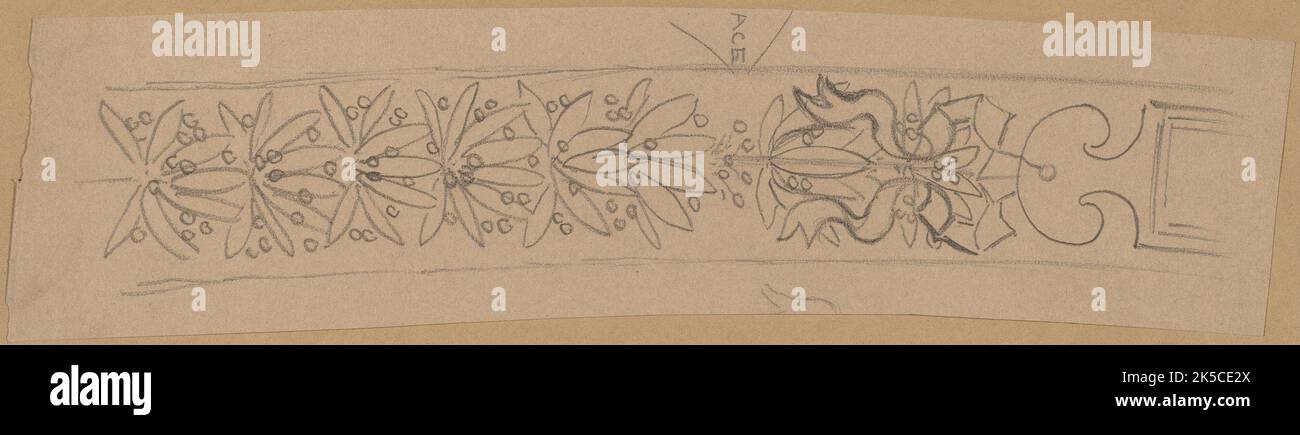 Study for a Border Design, 1890/1897 Stock Photo - Alamy