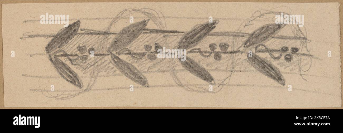 Study for a Border Design, 1890/1897 Stock Photo - Alamy