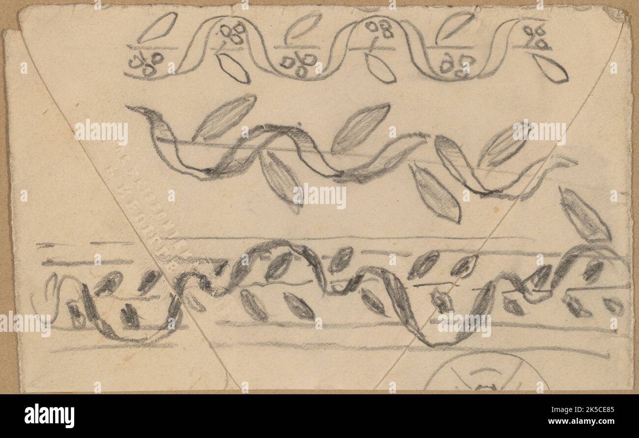 Studies for Border Designs, 1890/1897 Stock Photo - Alamy