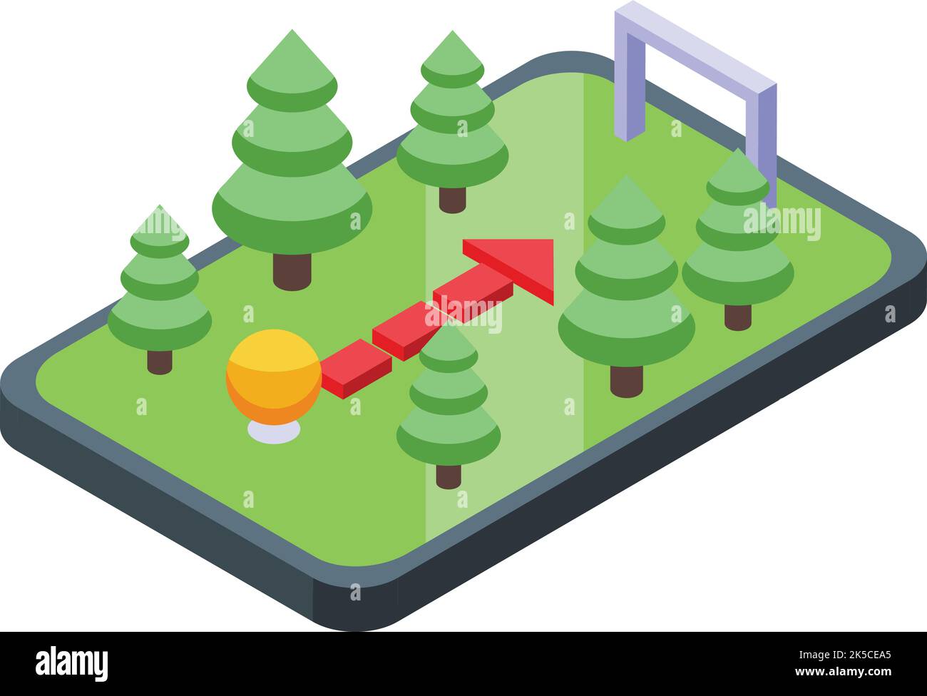 Mobile crane isometric Cut Out Stock Images & Pictures - Alamy