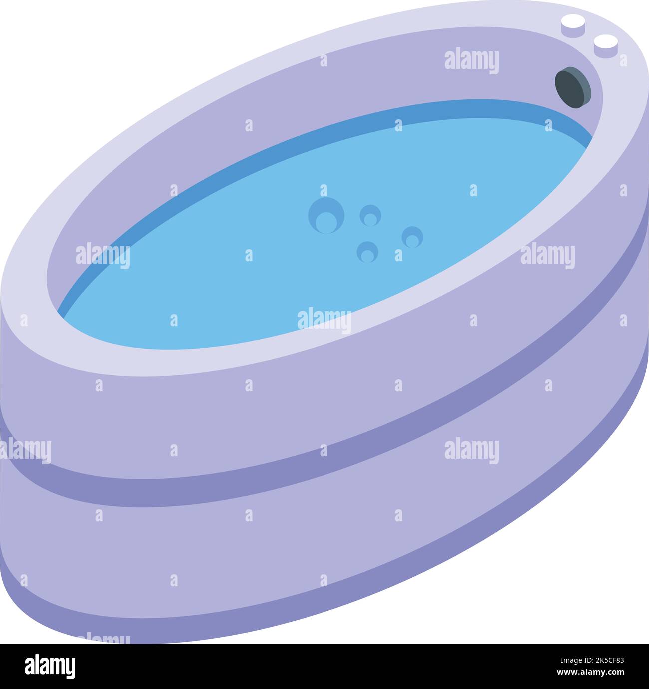 Pool tub icon isometric vector. Spa health. Medical treatment Stock ...