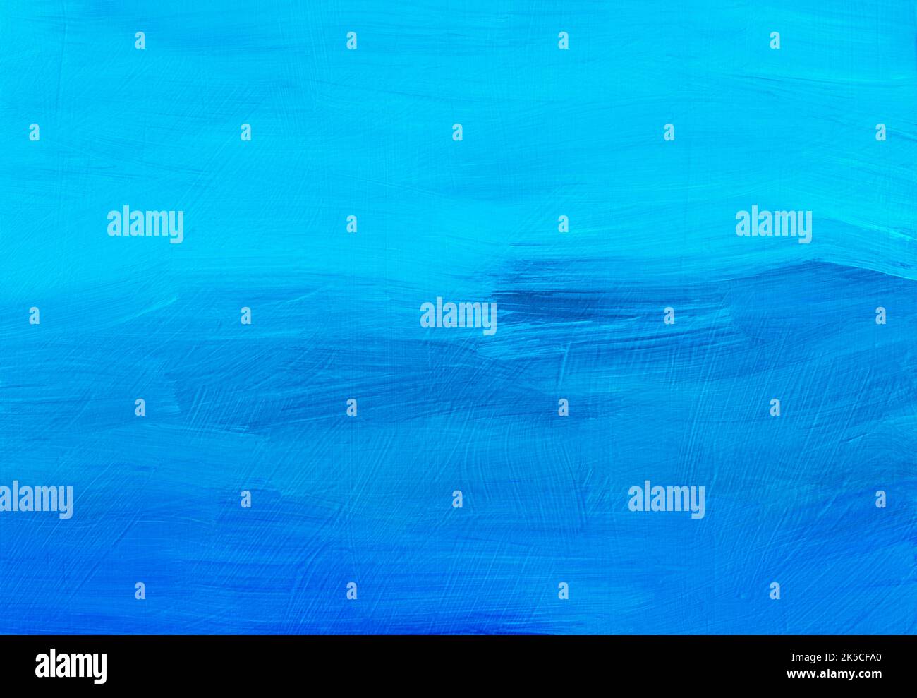 Abstract blue minimalist background. Deep azure and cyan color backdrop ...