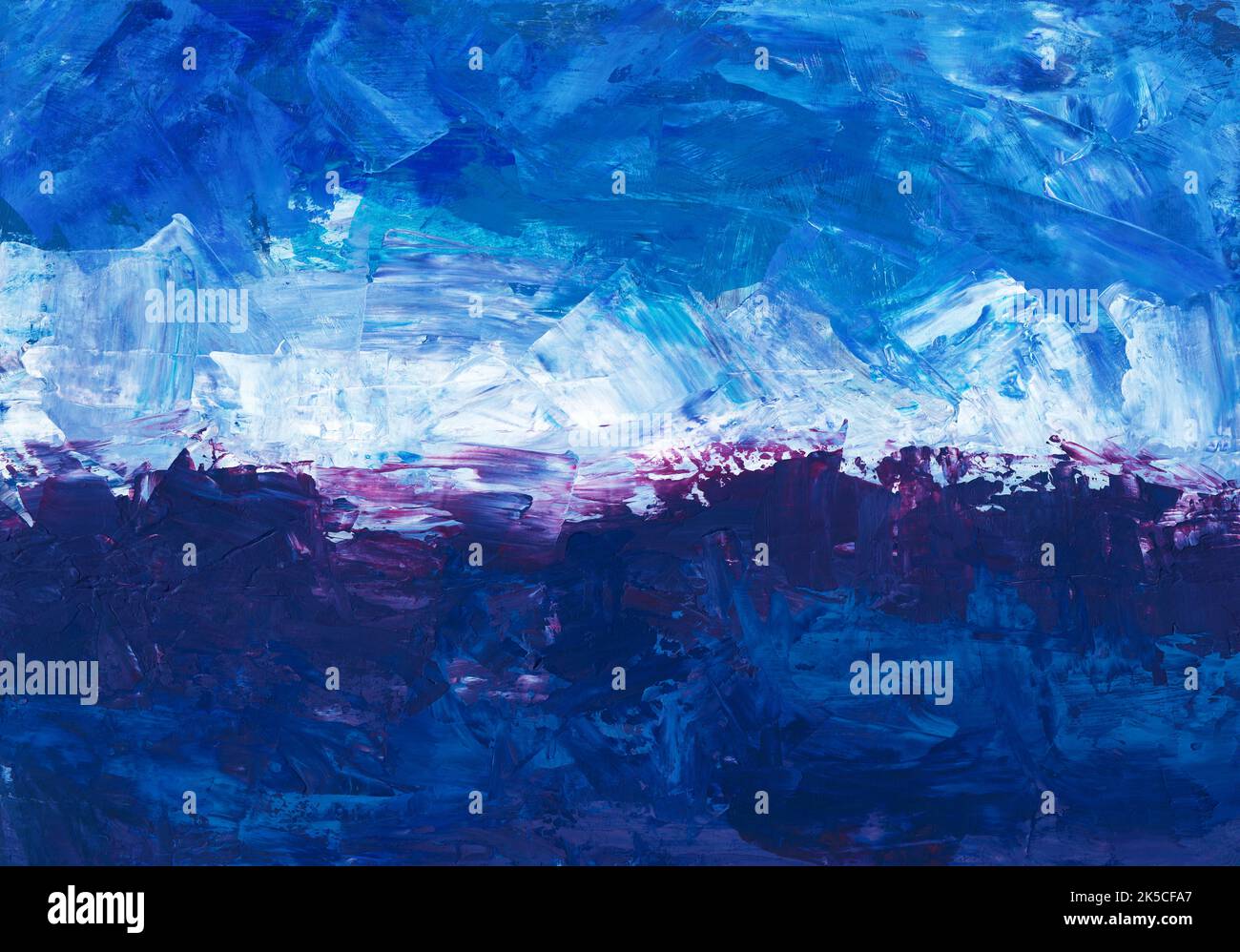 Abstract dark blue and white textured background. Deep azure color ...