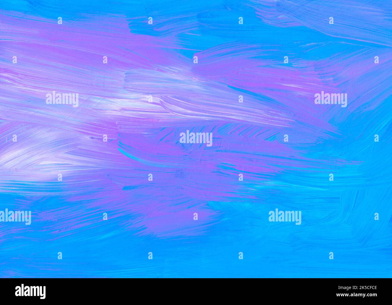 Purple, blue and white background painting. Light hand painted texture ...